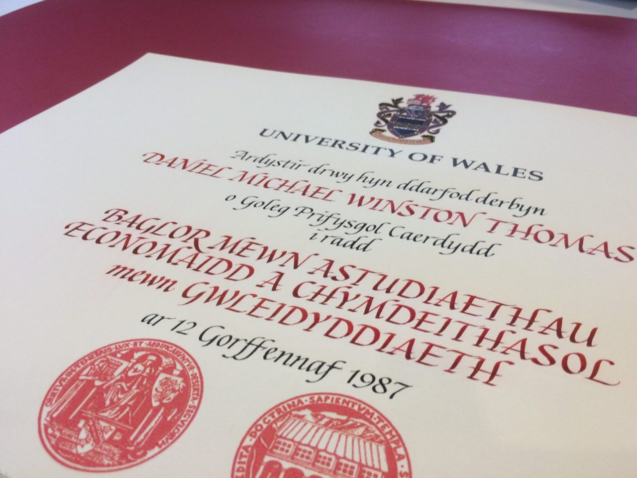 Certificate writing | Valley Calligraphy