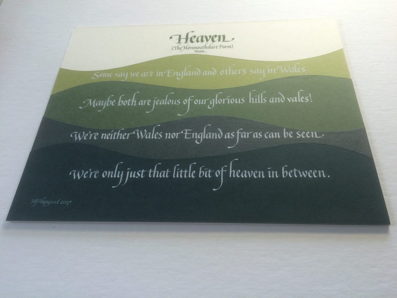 Prose and poetry - Calligrapher | Valley Calligraphy